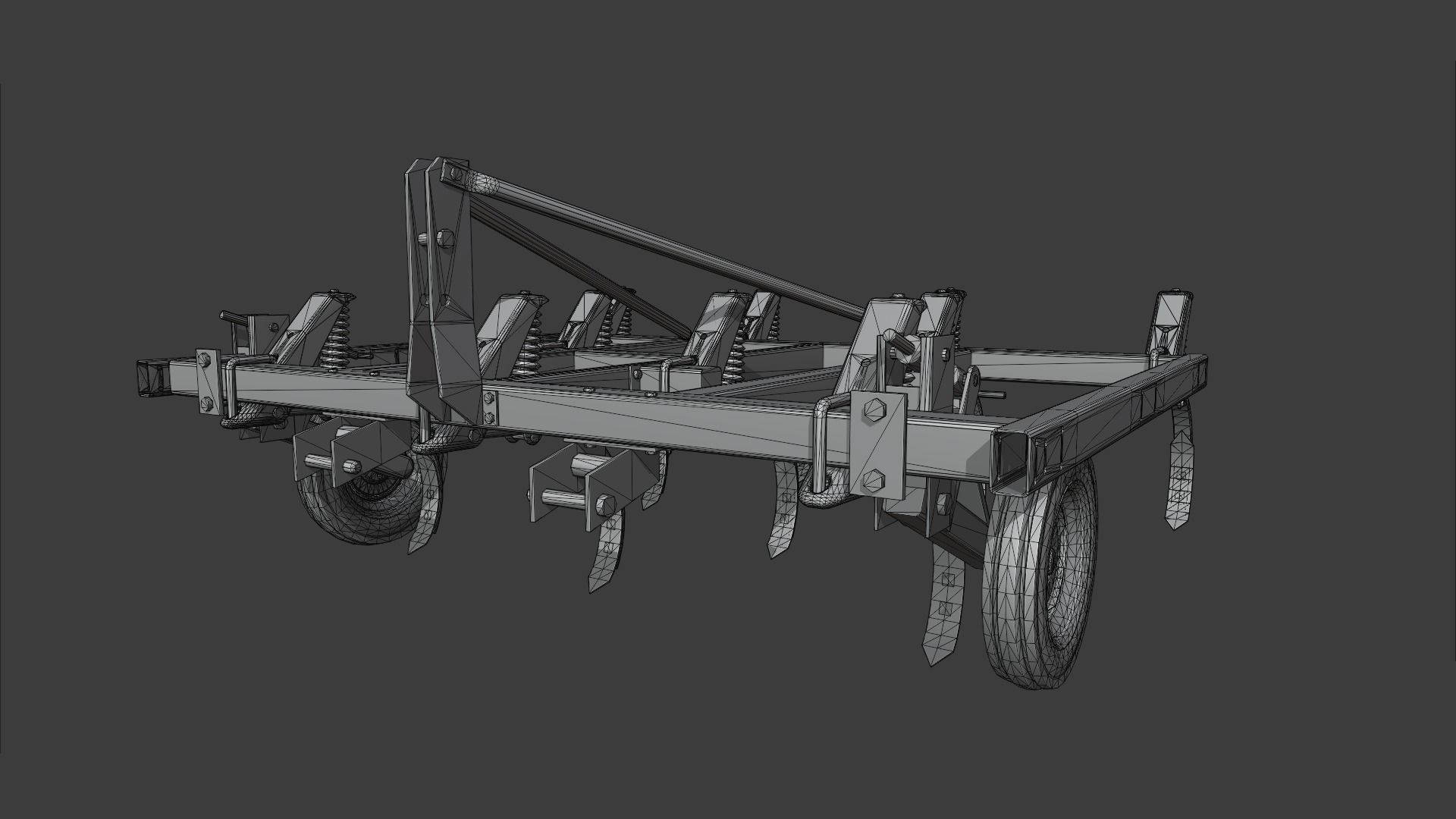 John Deere 1610 Chisel Plow 3D model | CGTrader