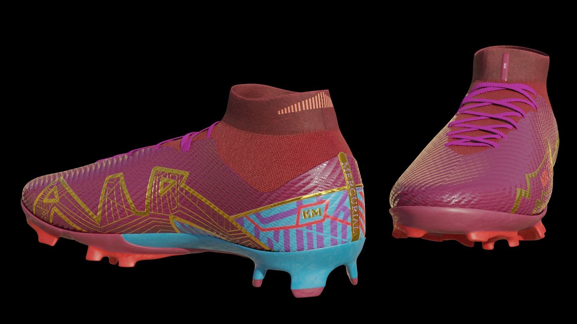 Football boots Air Zoom 3D model | CGTrader