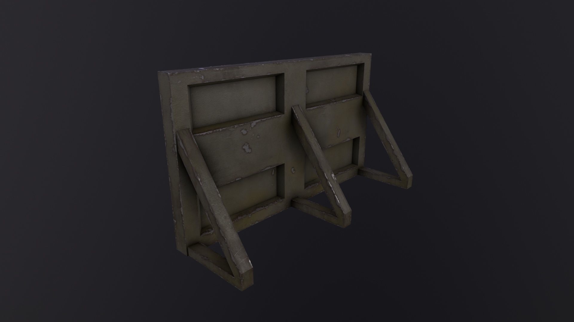 3D model Mojo Barrier 3D Model VR / AR / low-poly | CGTrader