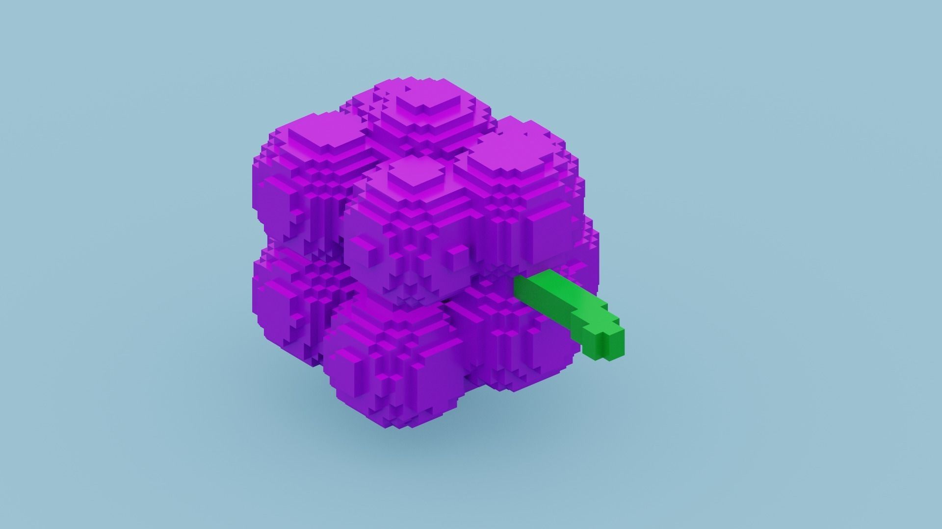 3D model Voxel Grapes VR / AR / low-poly | CGTrader