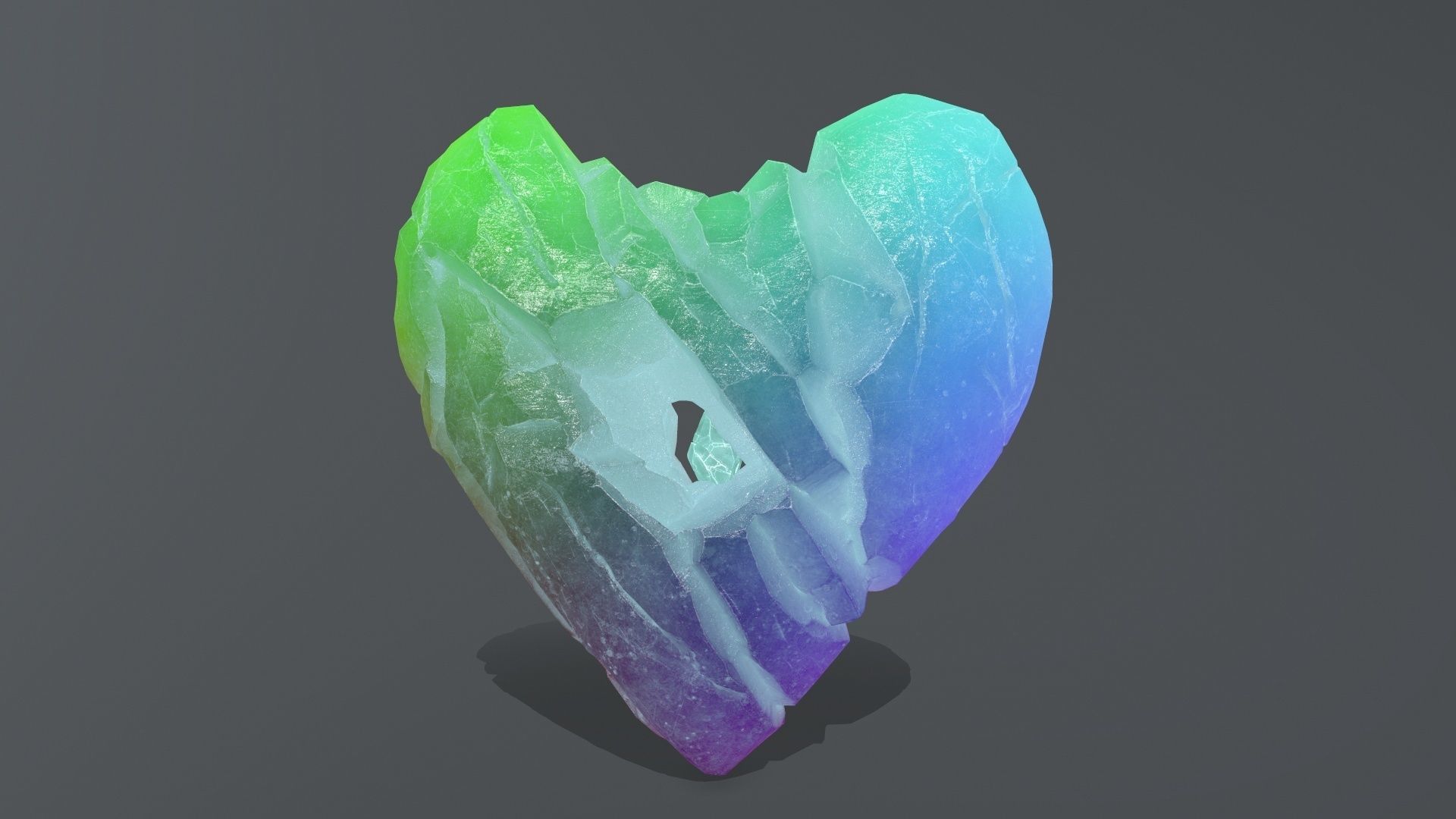 3D model Broken Heart VR / AR / low-poly | CGTrader