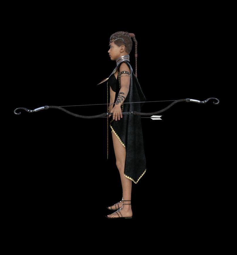 Tribe Princess 3D model | CGTrader