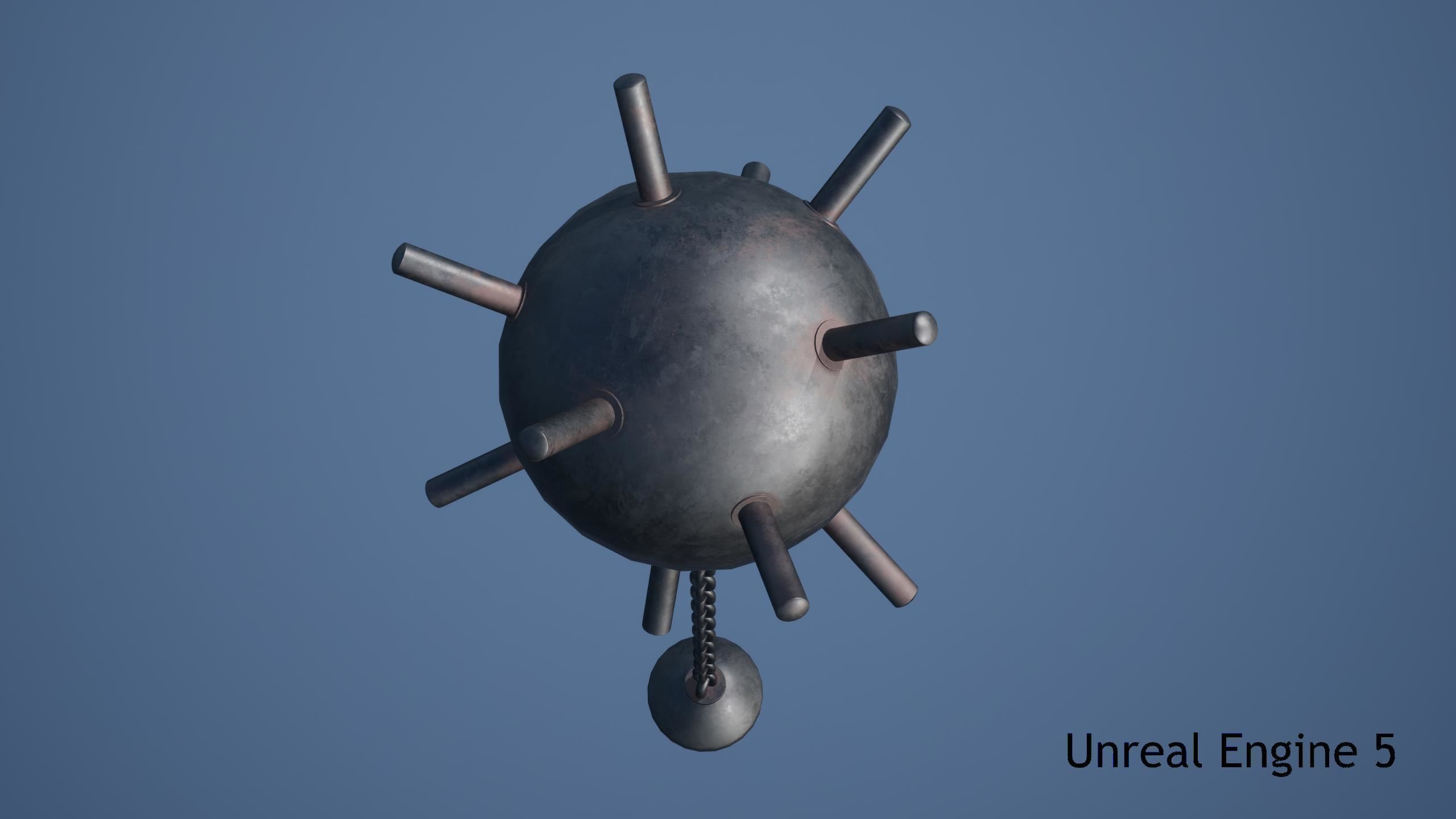 3D model Naval Mine VR / AR / low-poly | CGTrader