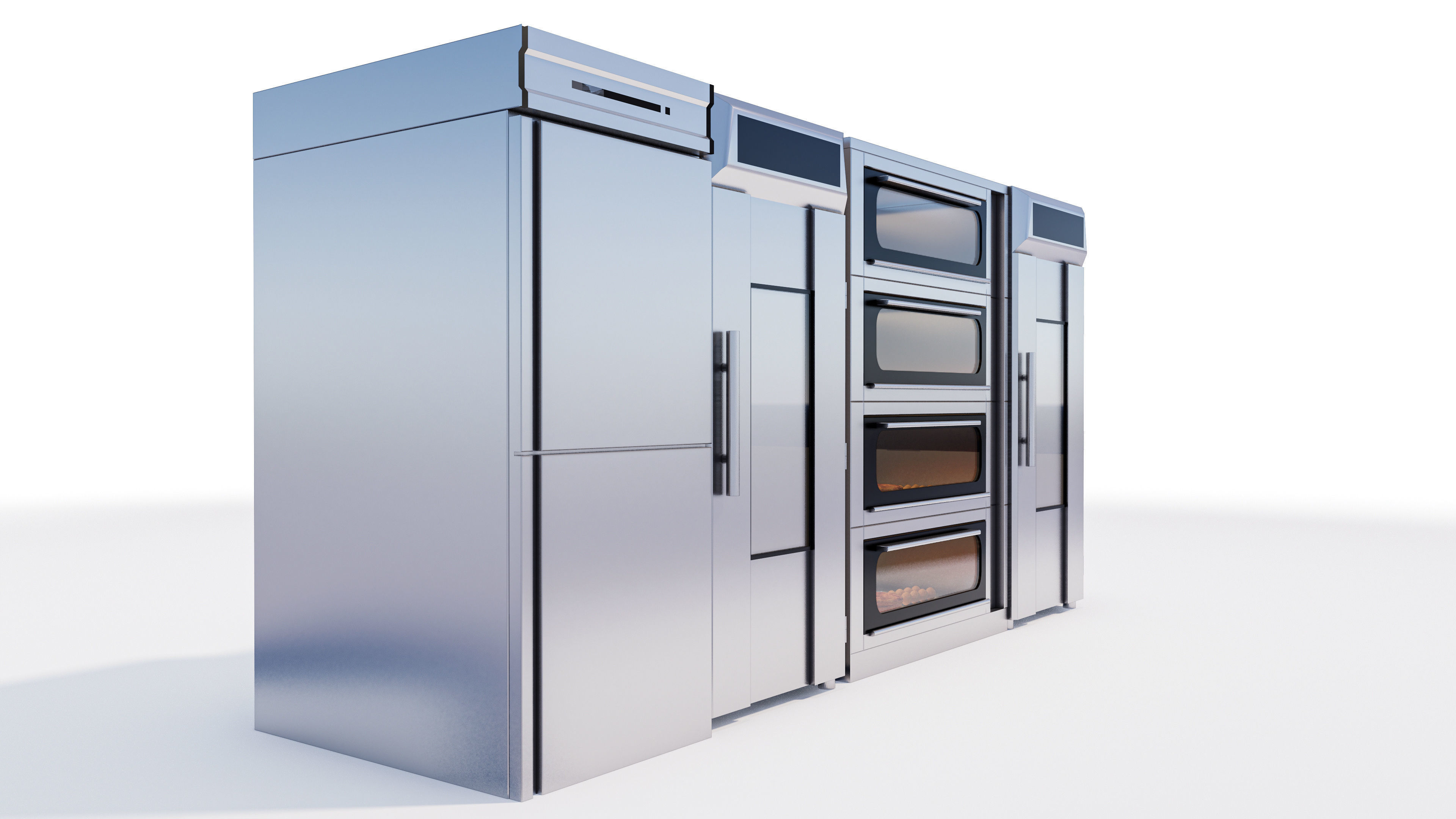 bakery baking ovens 3D model | CGTrader