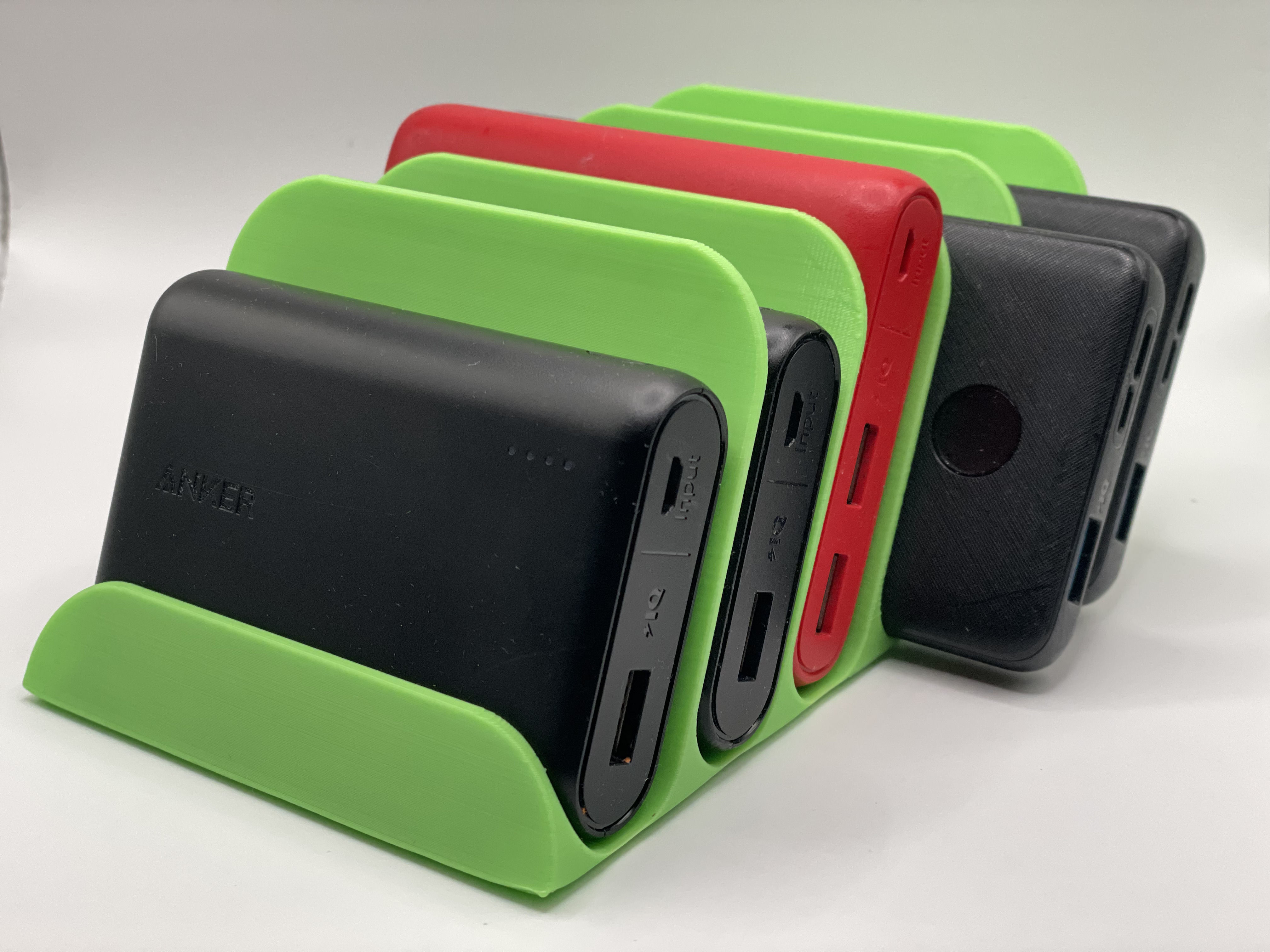 Phone and Battery Bank Organizer 3D model 3D printable | CGTrader