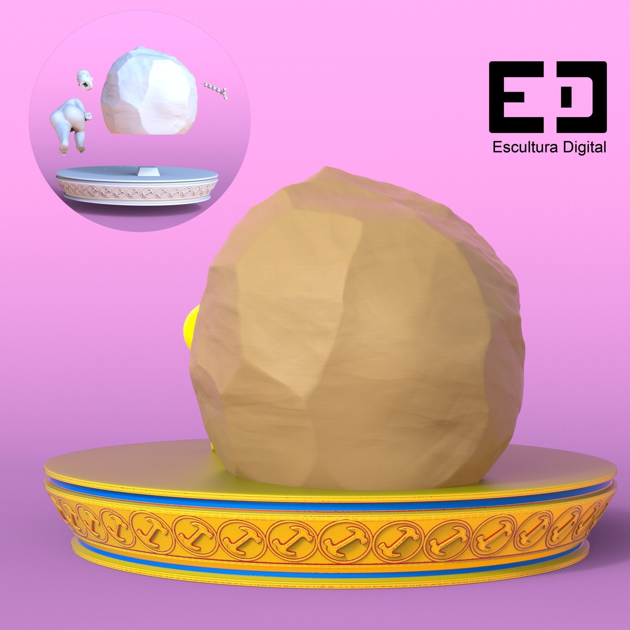 Homero magio - Homer Magio 3D model 3D printable | CGTrader