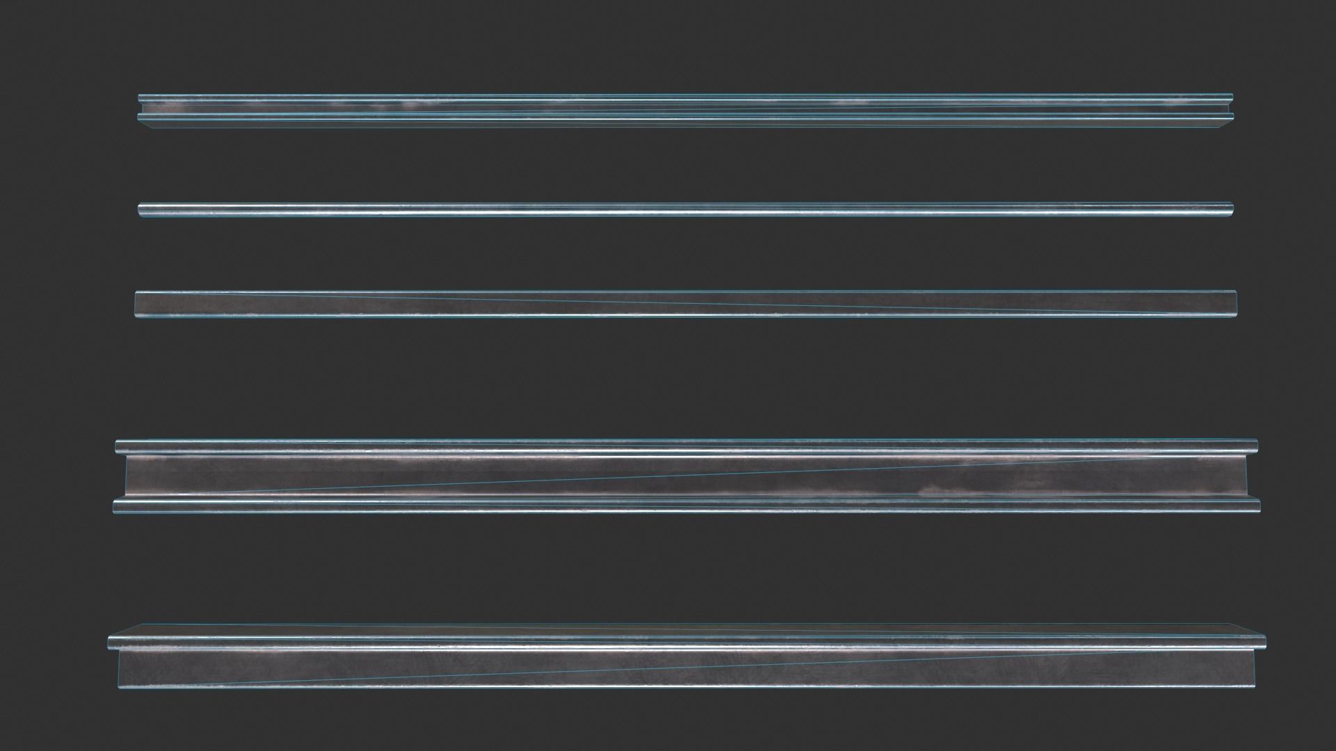3D model Generic Steel Beams VR / AR / low-poly | CGTrader
