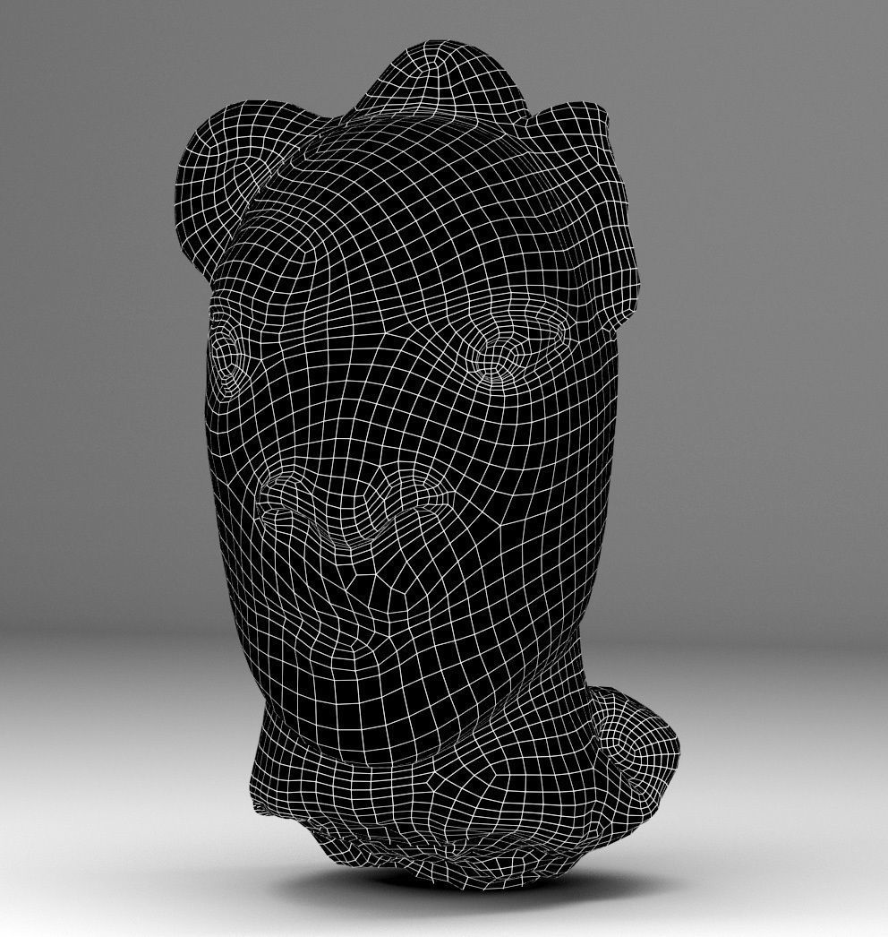 3D model African Nok Head VR / AR / low-poly | CGTrader