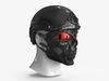 3D model Skull Mask with Hemlet VR / AR / low-poly | CGTrader