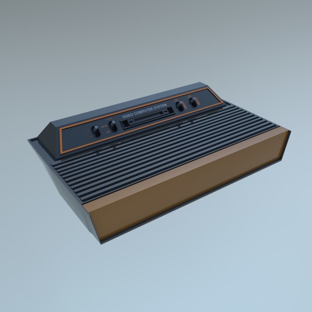 Atari 2600 free VR / AR / low-poly 3D model | CGTrader