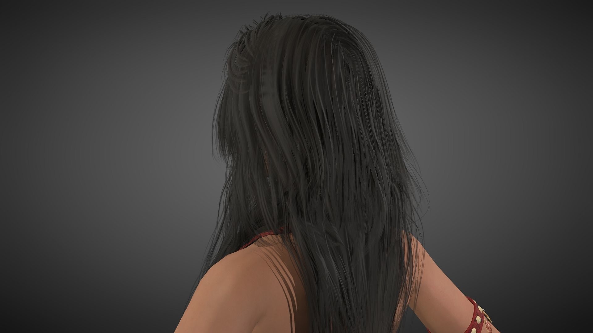 Realistic female free VR / AR / low-poly 3D model animated rigged ...