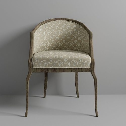 Classic Chair With Pattern Texture in Livingroom 3D model | CGTrader