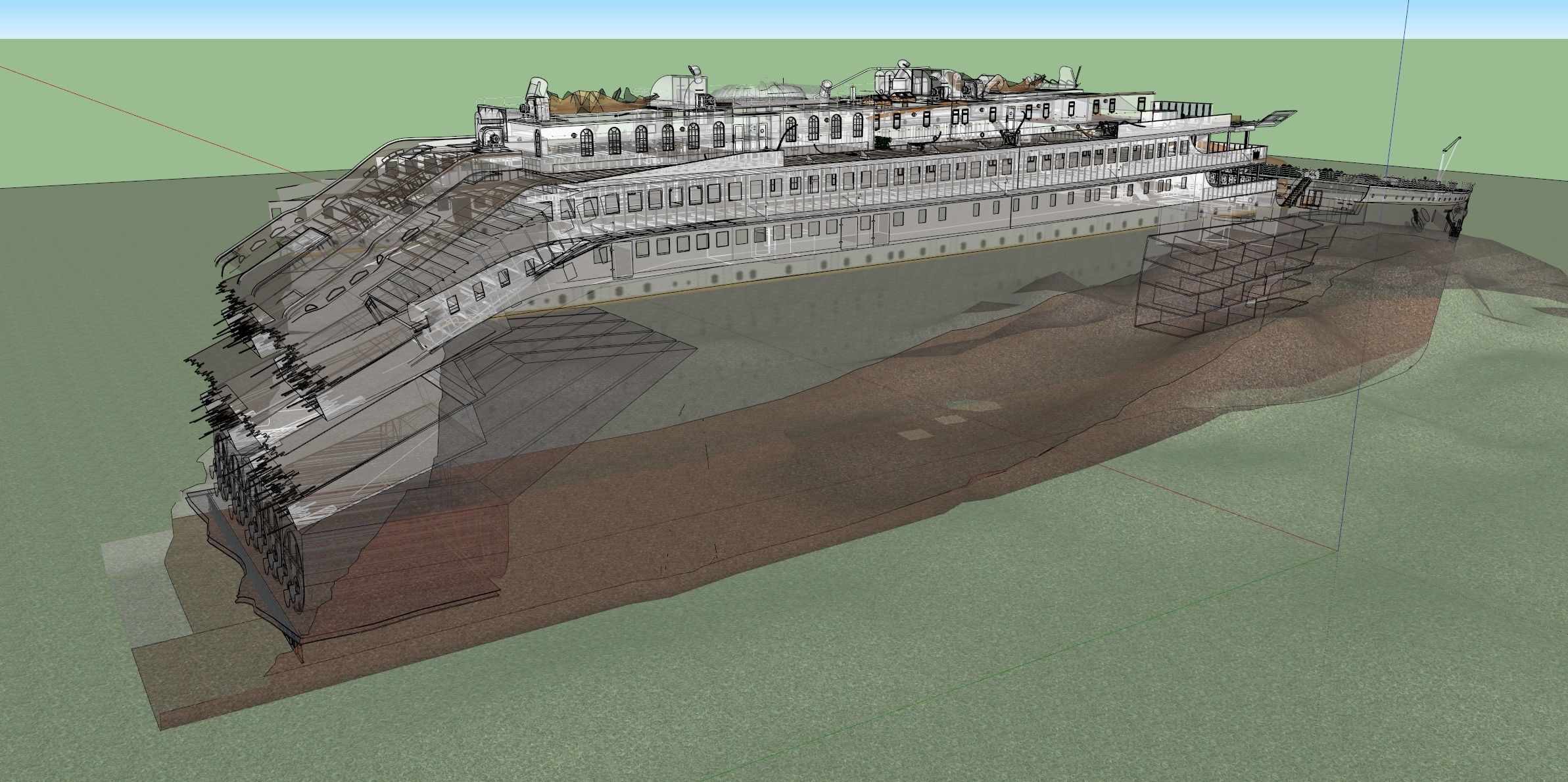 Rms Titanic Wreck 3d Model Cgtrader