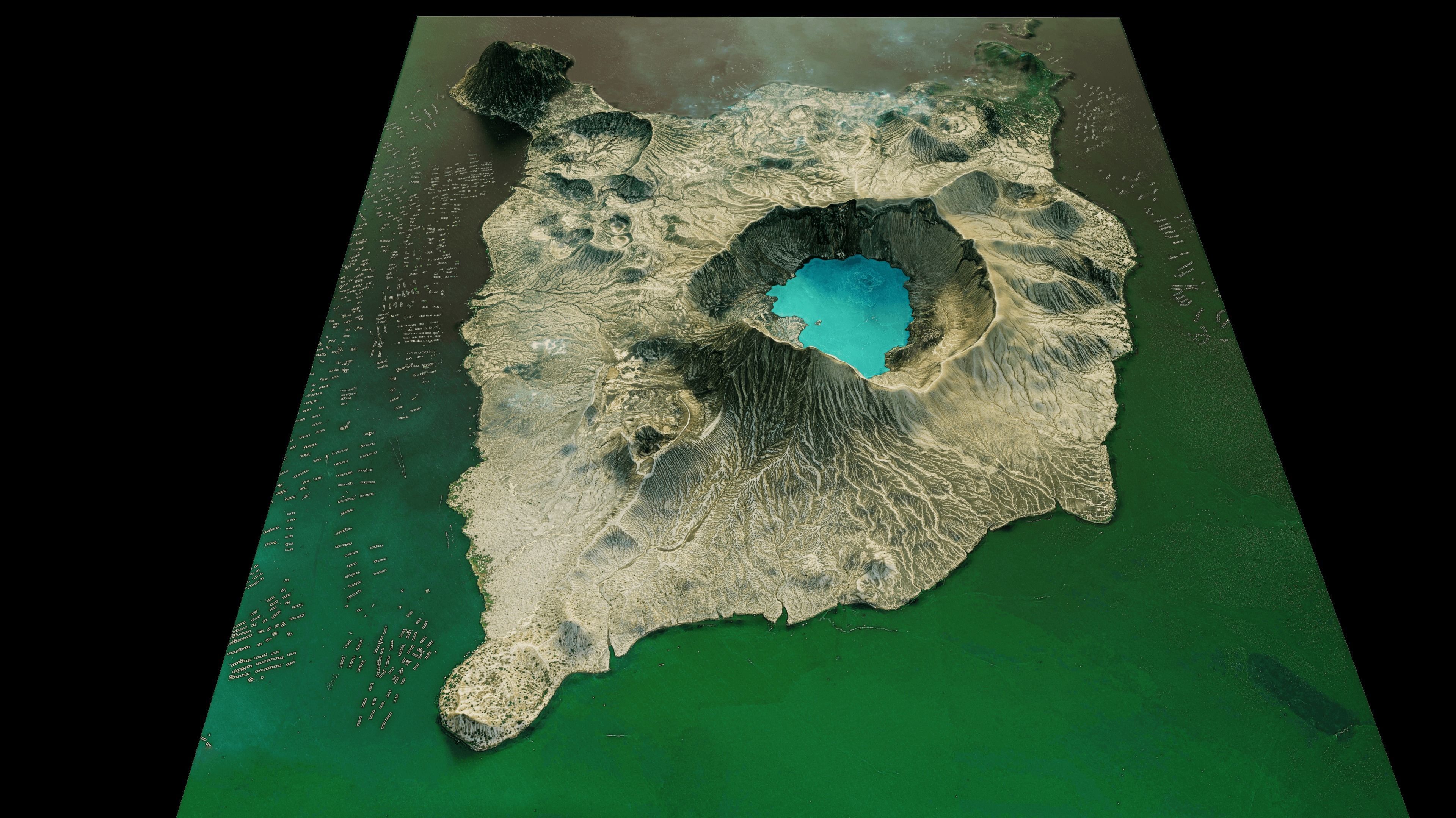 Taal Volcano 3d model terrain 3D model | CGTrader
