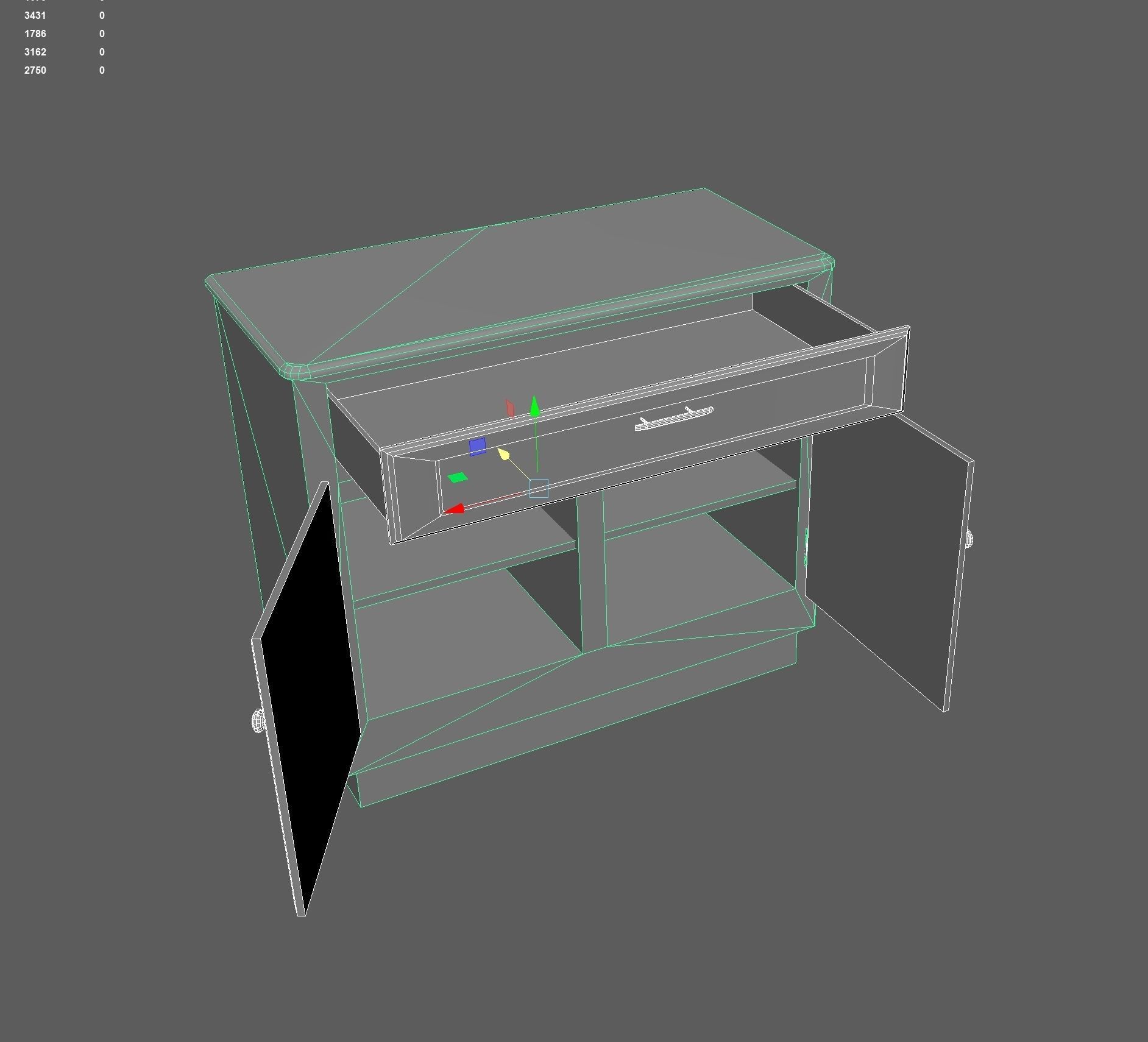 3D model Cupboard VR / AR / low-poly | CGTrader