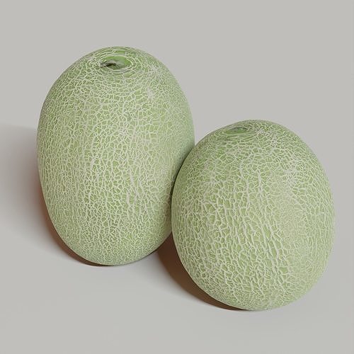 3D model Cantaloupe melon VR / AR / low-poly | CGTrader