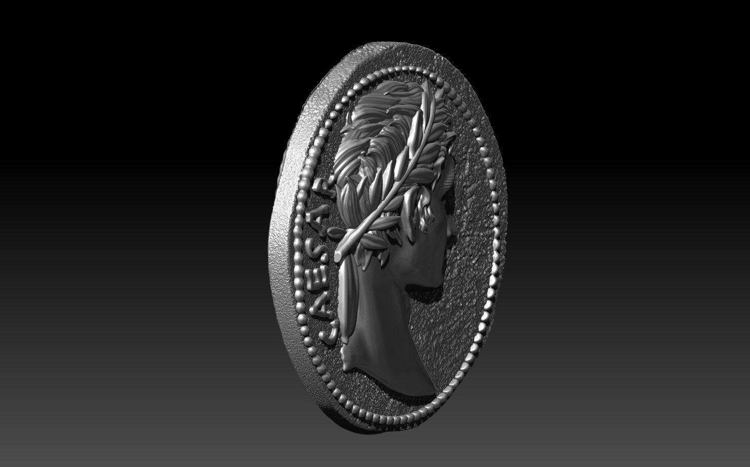 CAESAR COIN 3D print model 3D model 3D printable | CGTrader