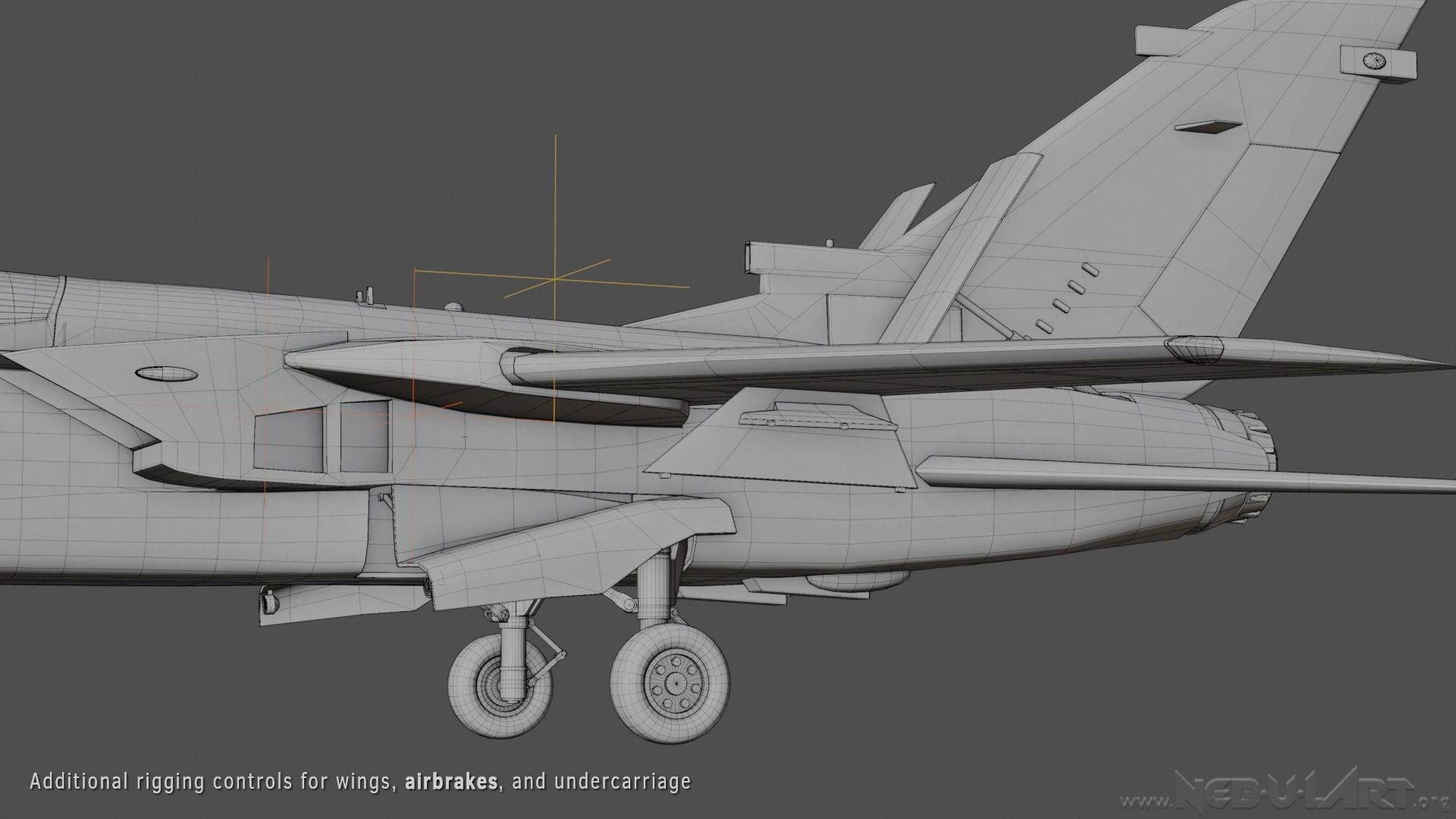 Panavia Tornado ADV F3 3D model rigged | CGTrader