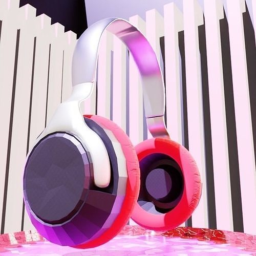 3D model 3d Headphone Product Full Animated Scene Blender VR / AR / low ...