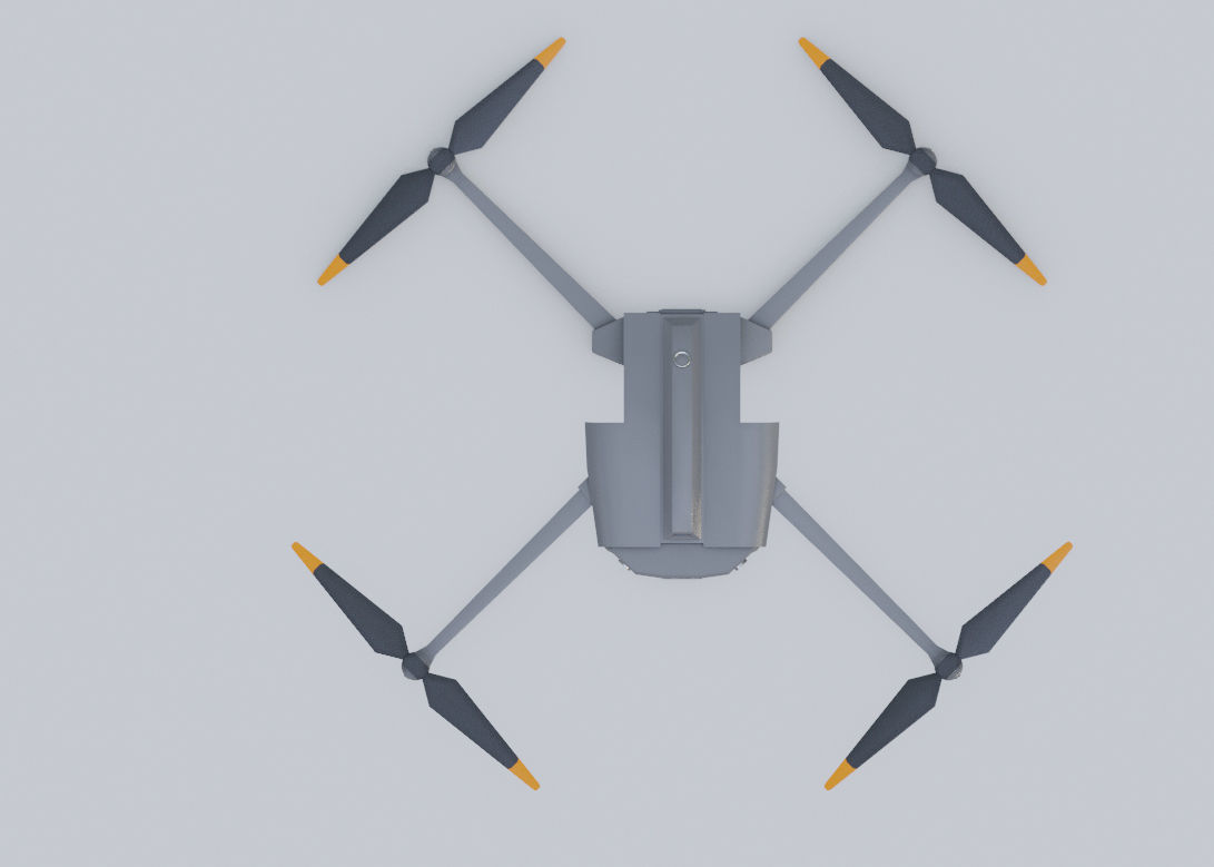 3D model Quadcopter Drone VR / AR / low-poly | CGTrader