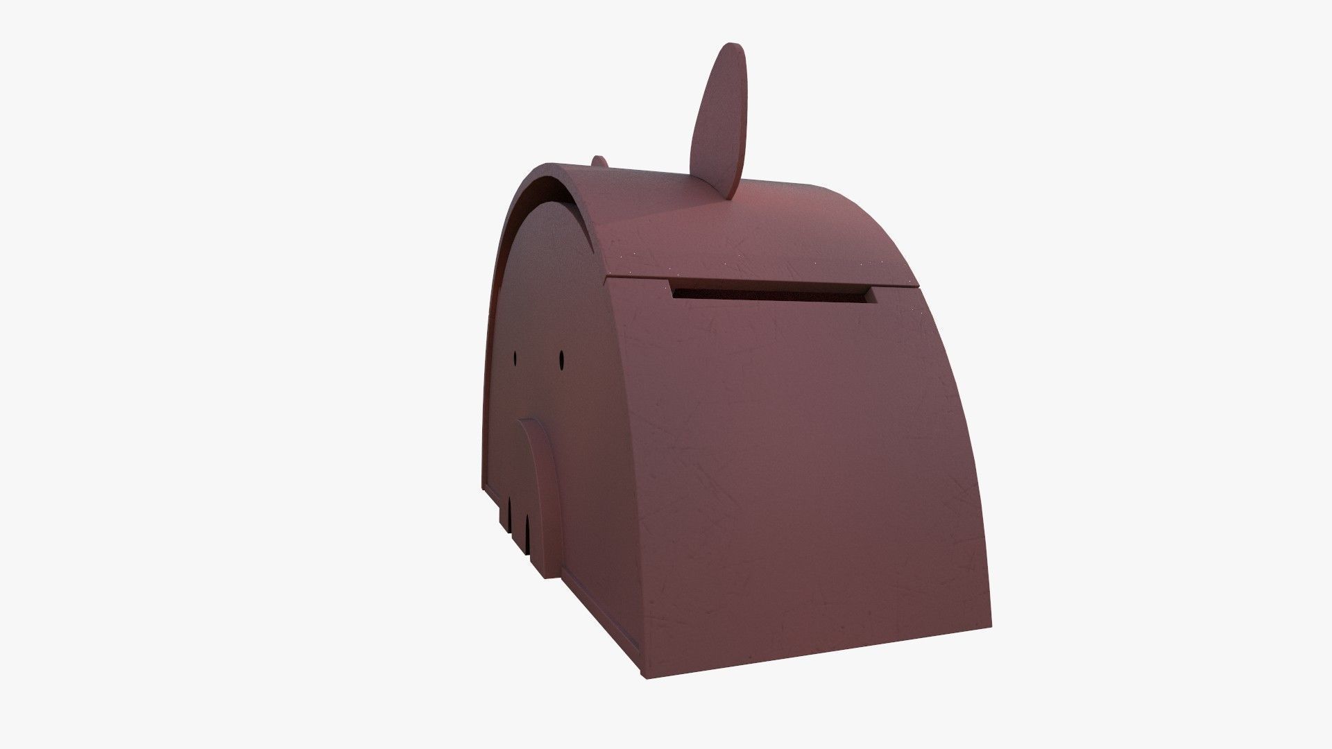 Pig Toy Box for Playing Equipments Child Room Plastic Edition 3D model ...