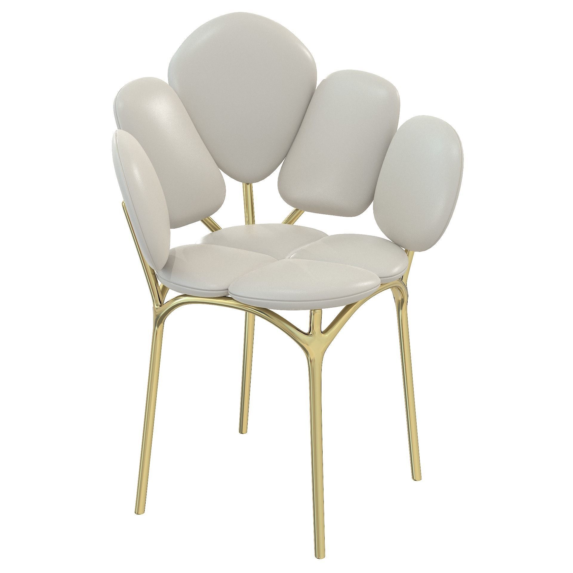 3D model Louis Vuitton LV Petal Chair VR / AR / low-poly | CGTrader