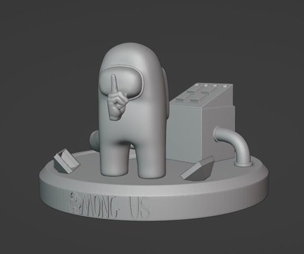 Among Us scene 3D model 3D printable | CGTrader