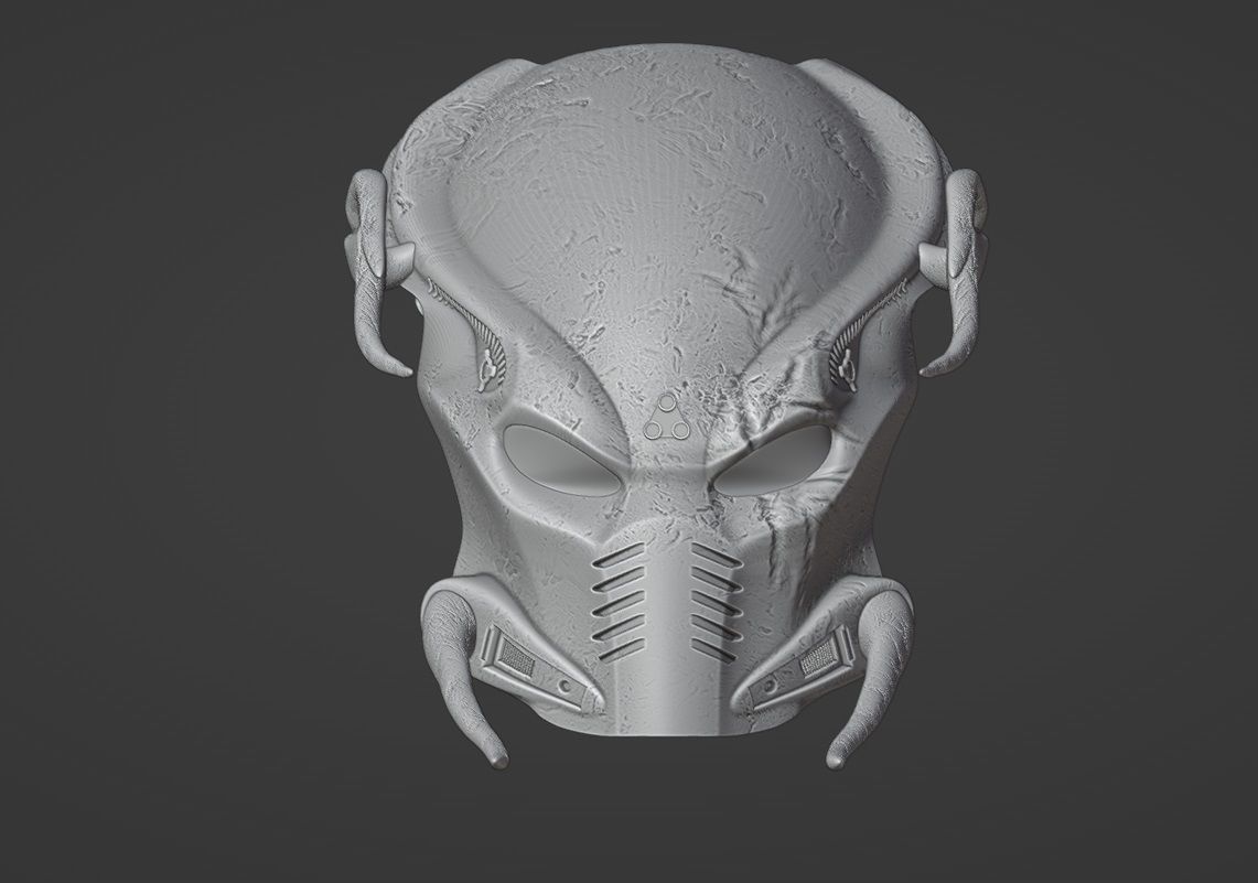 4-Pack Predator Biohelmet 3D model 3D printable | CGTrader