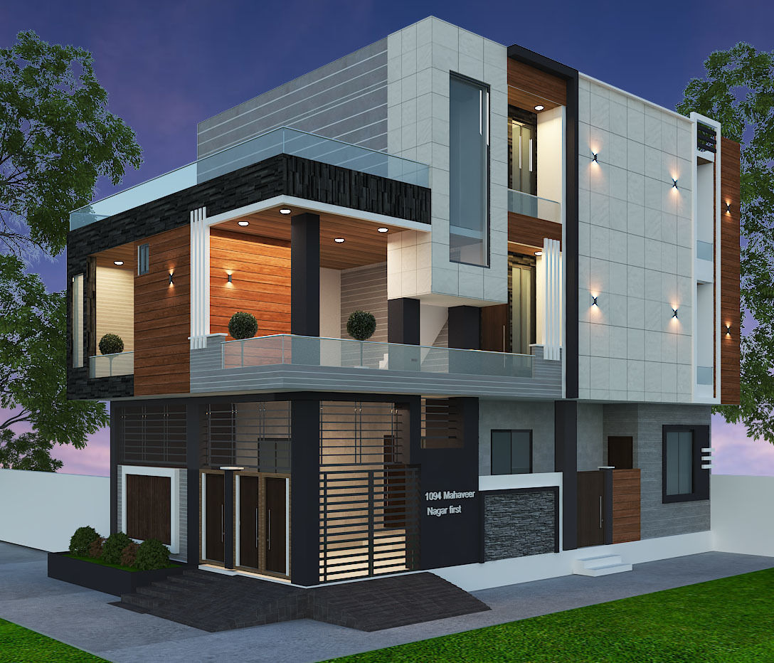 3d exterior rendering design 3D model | CGTrader