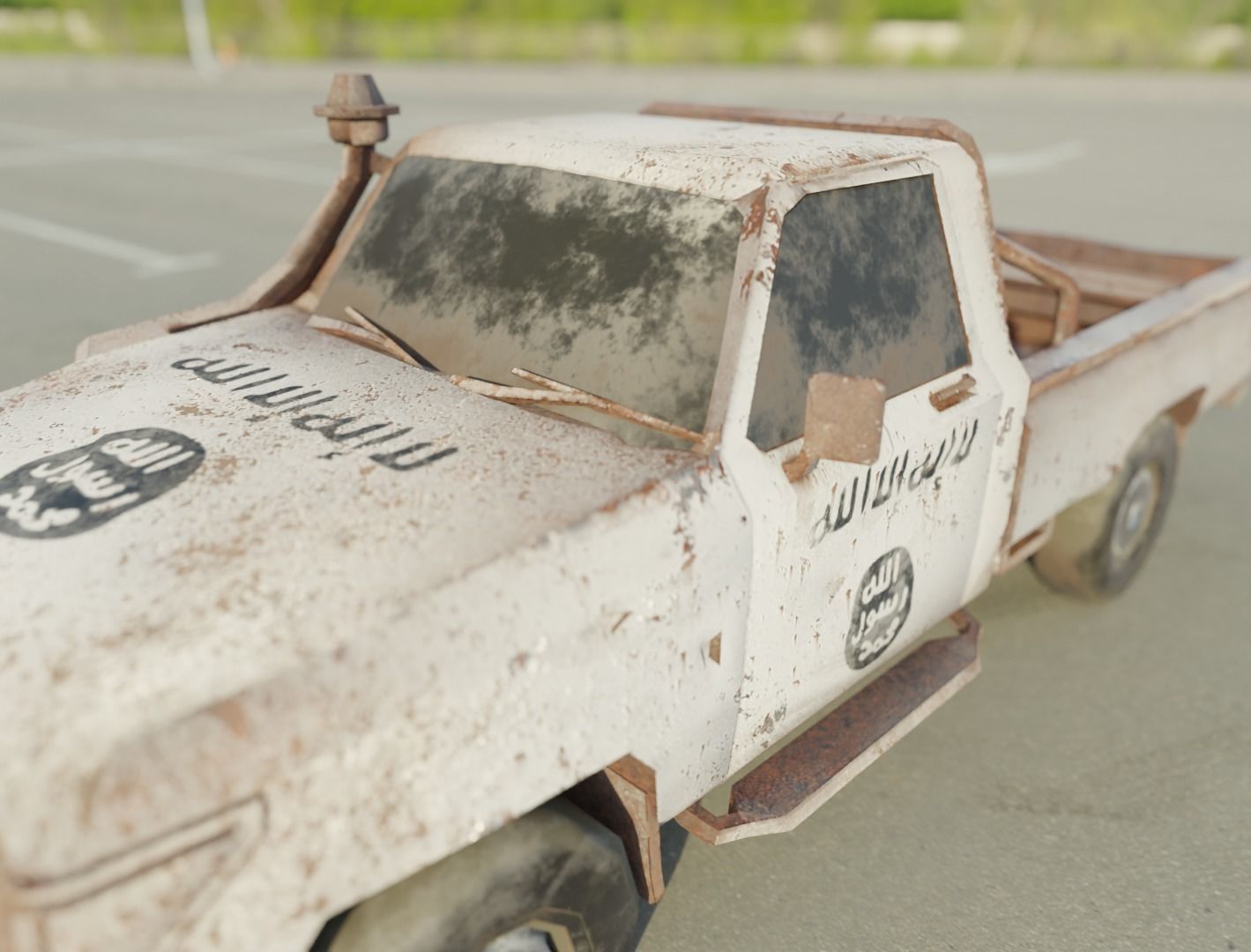 3D model Game Ready Terrorist Car VR / AR / low-poly | CGTrader