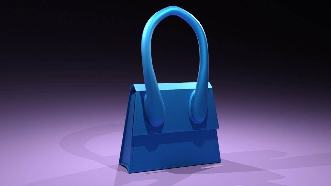 3D model Blue Bag VR / AR / low-poly | CGTrader