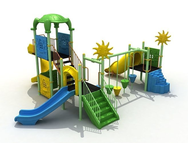 3D Metal Turtle Playpen 050 3D model | CGTrader