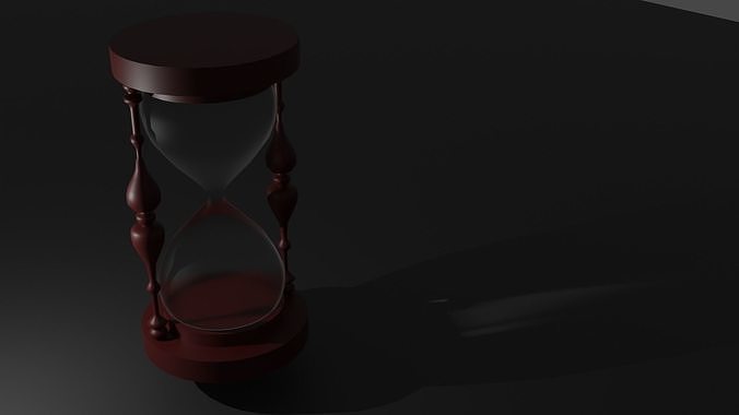 simple hourglass no sand 3D model | CGTrader
