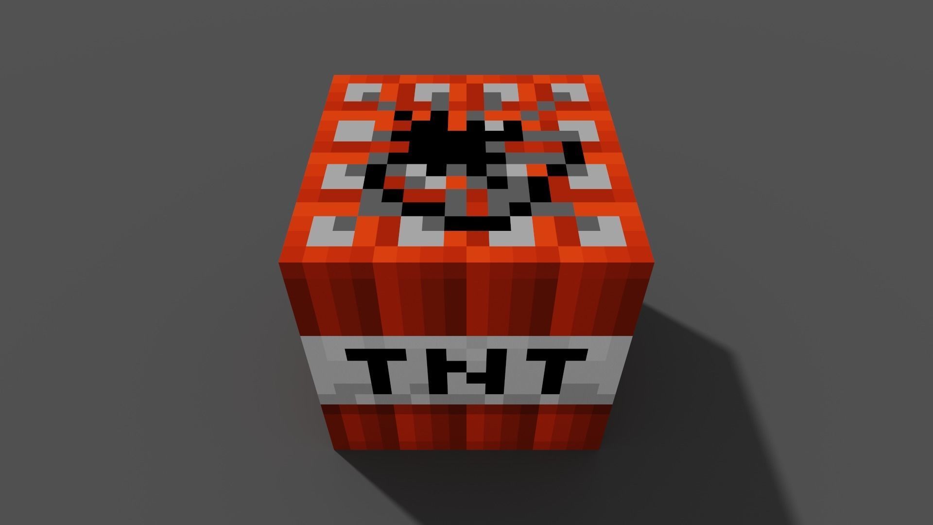 3D model MineCraft TNT block model VR / AR / low-poly | CGTrader