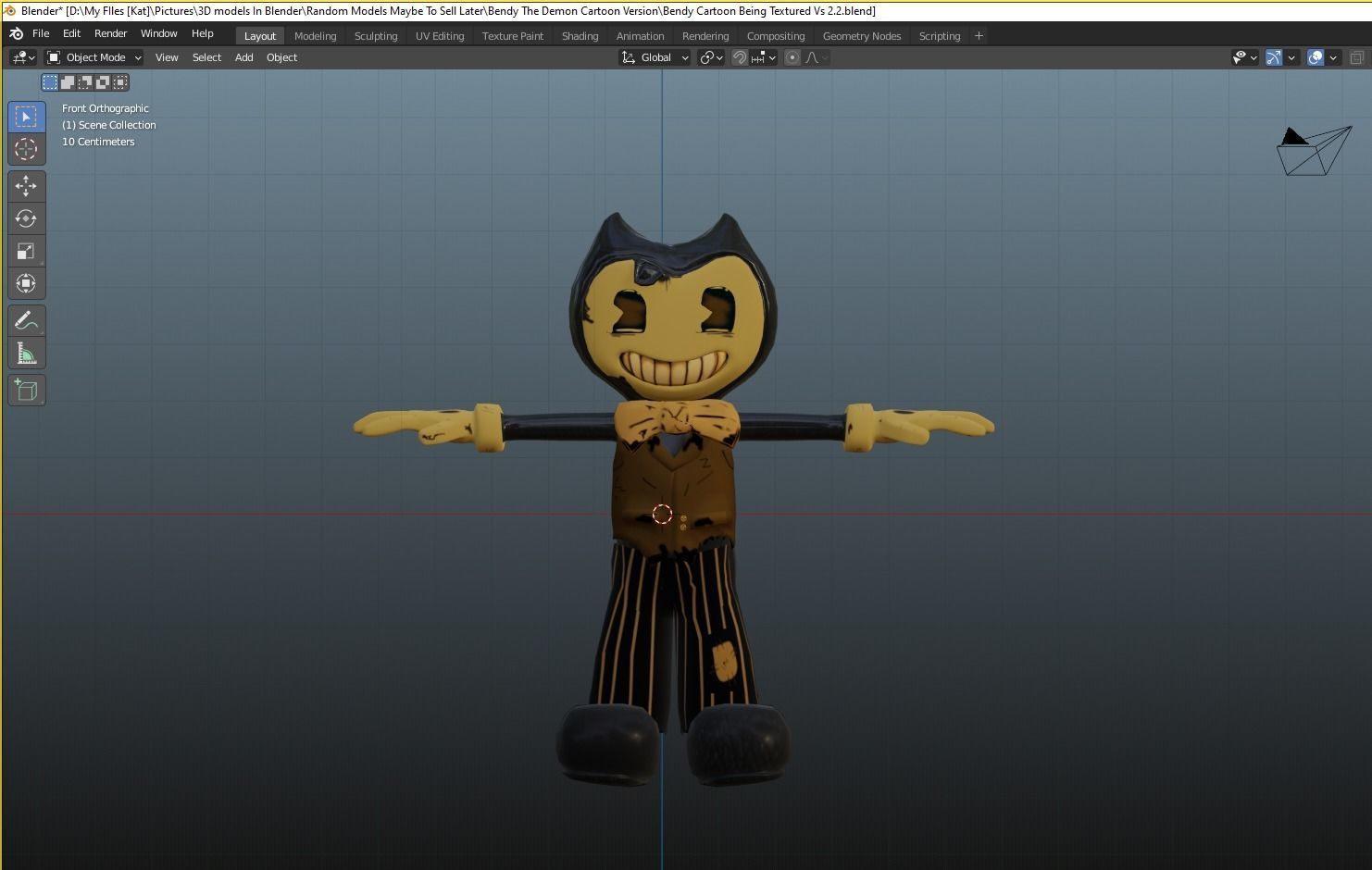 3D model Bendy The Demon Cartoon BATDR VR / AR / low-poly | CGTrader