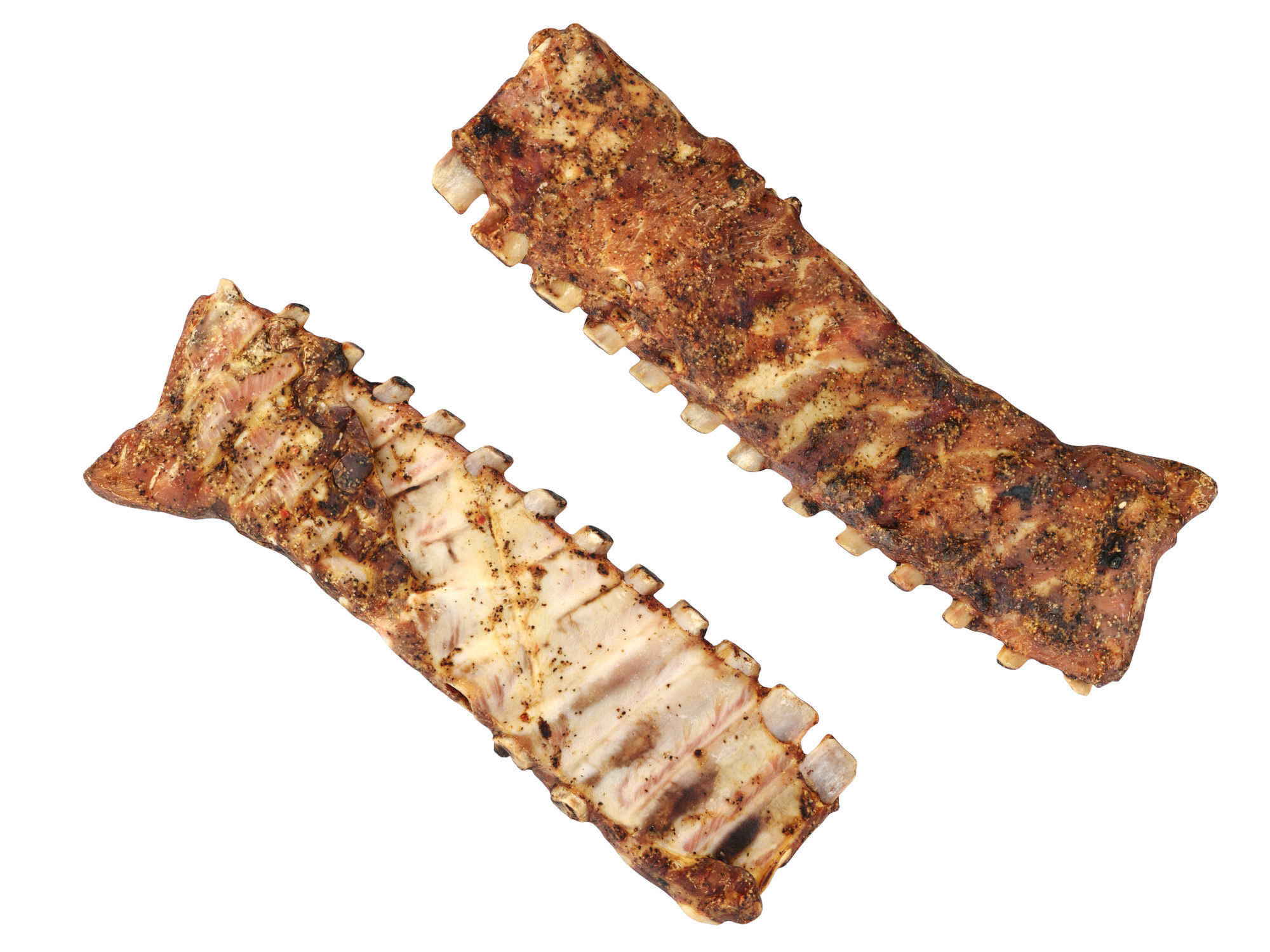 Grilled Ribs 3D model | CGTrader