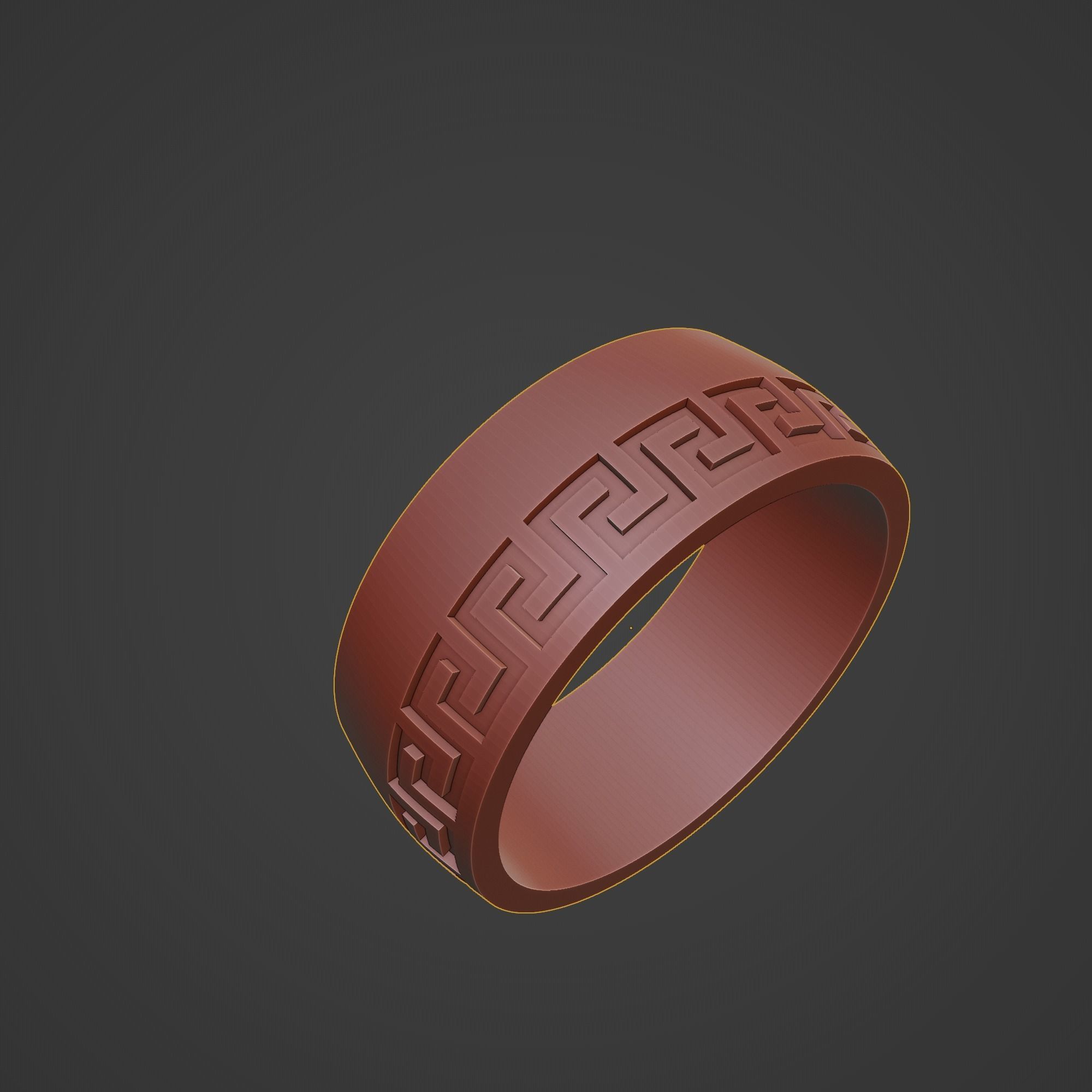 argolla versace 3D model 3D printable | CGTrader