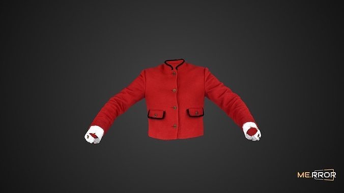 Red Jacket 3D model | CGTrader