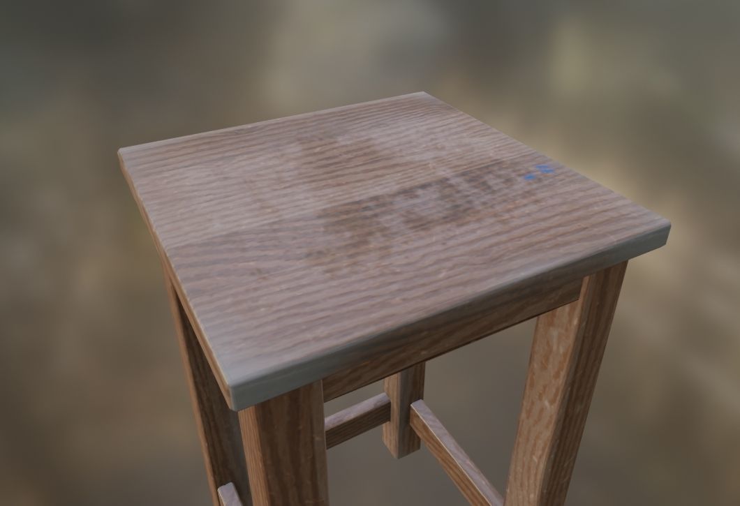 3D model Japanese School Science Bench VR / AR / low-poly | CGTrader