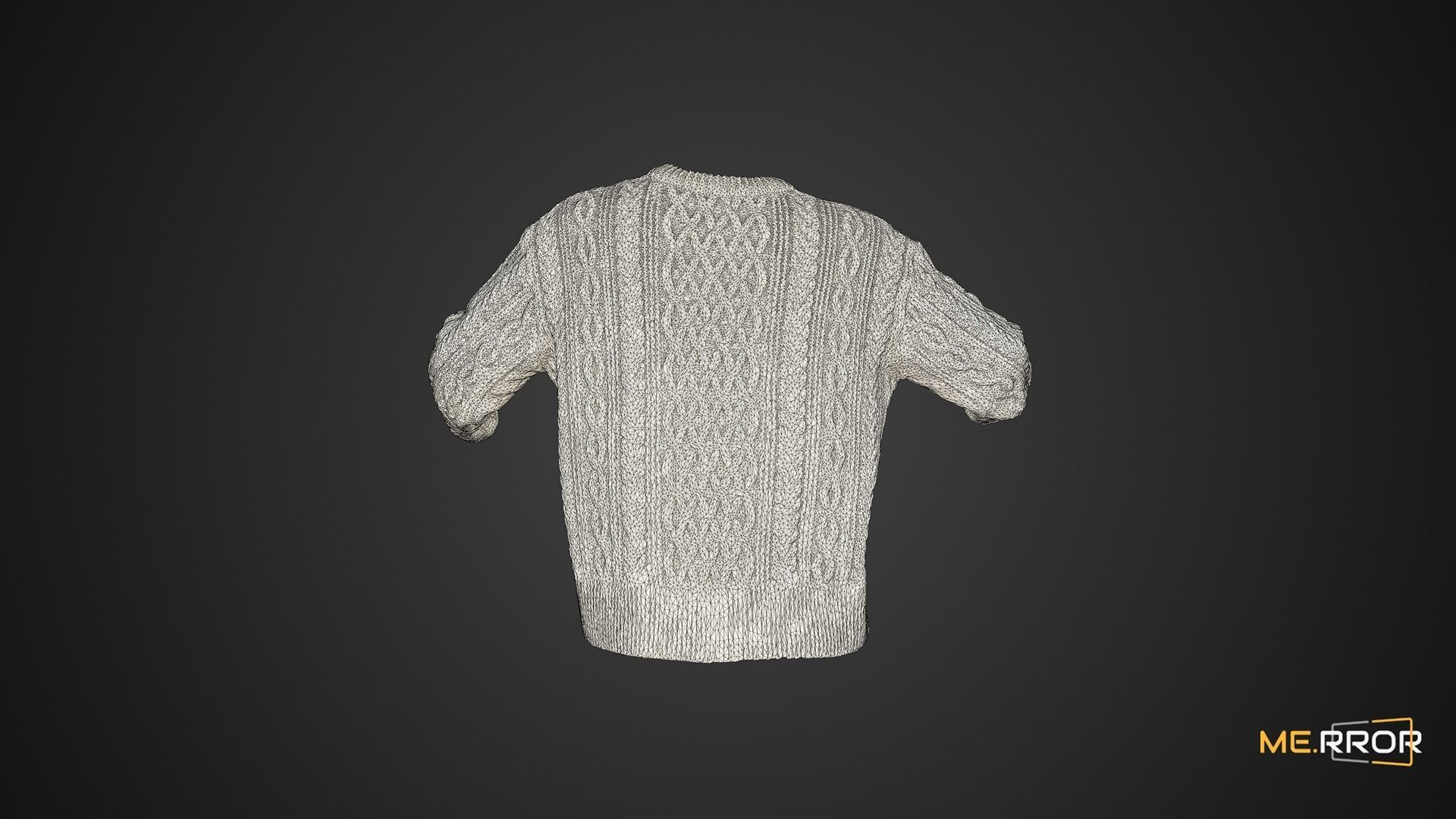 White Knit Sweater 3D model | CGTrader