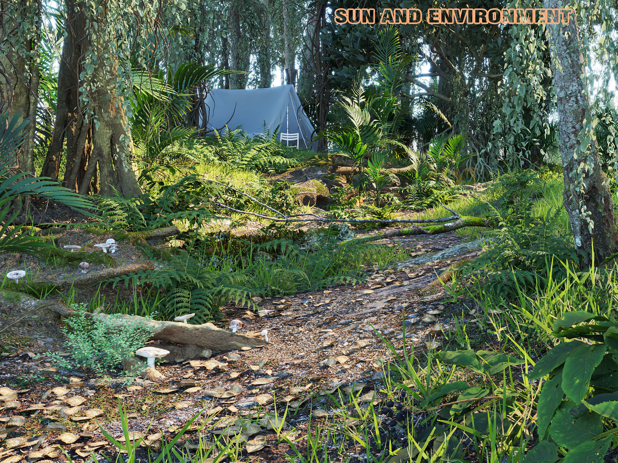 The Forest - Full Model Sketchup - V-ray Render 3D model | CGTrader