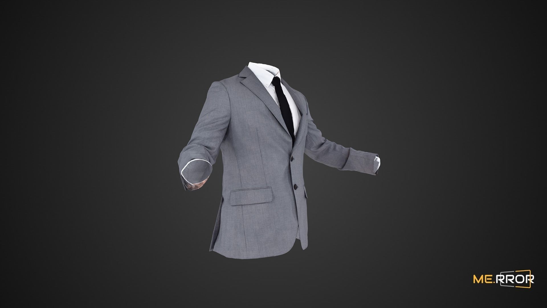 Gray Suit 3D model | CGTrader