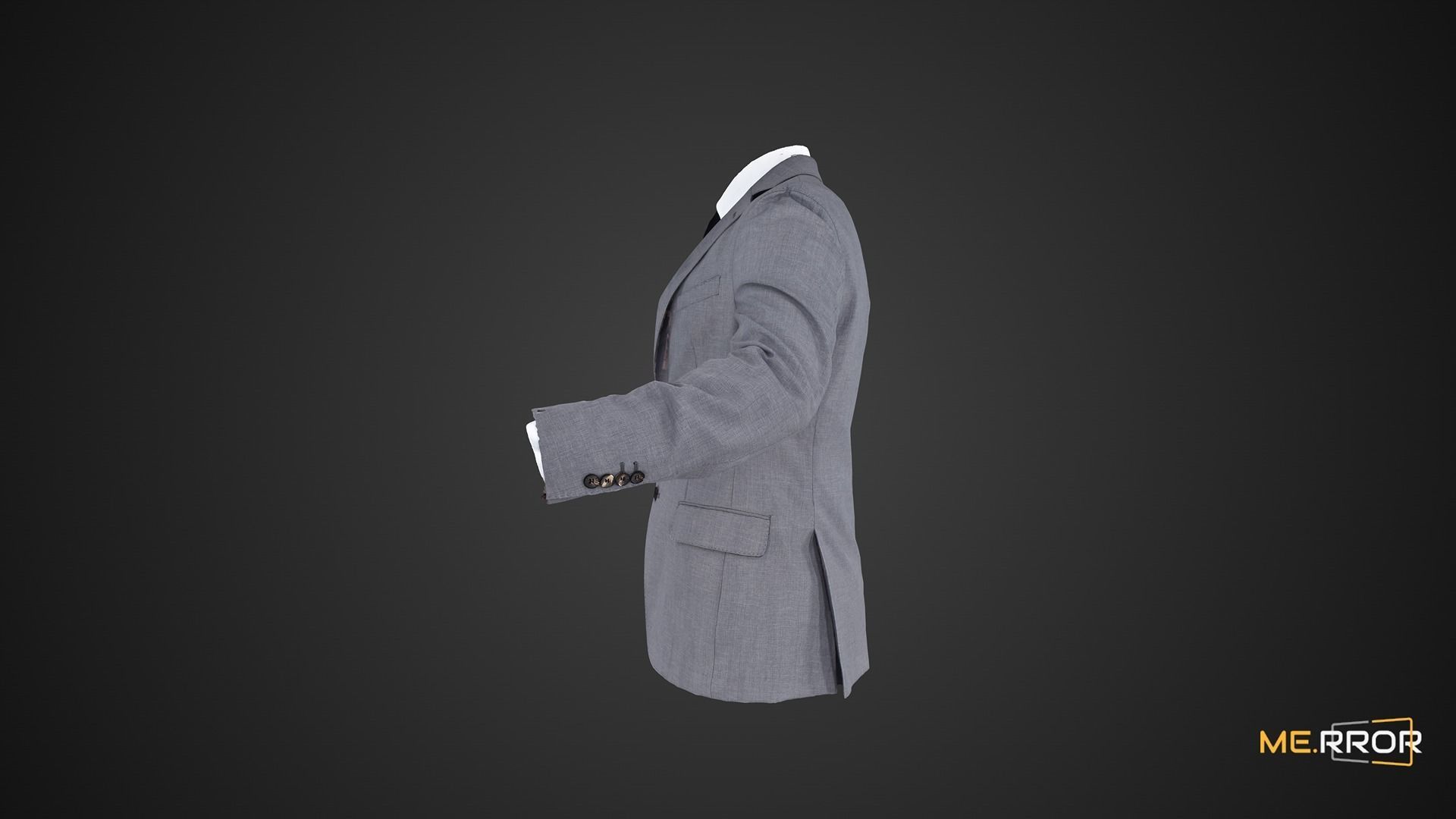Gray Suit 3D model | CGTrader