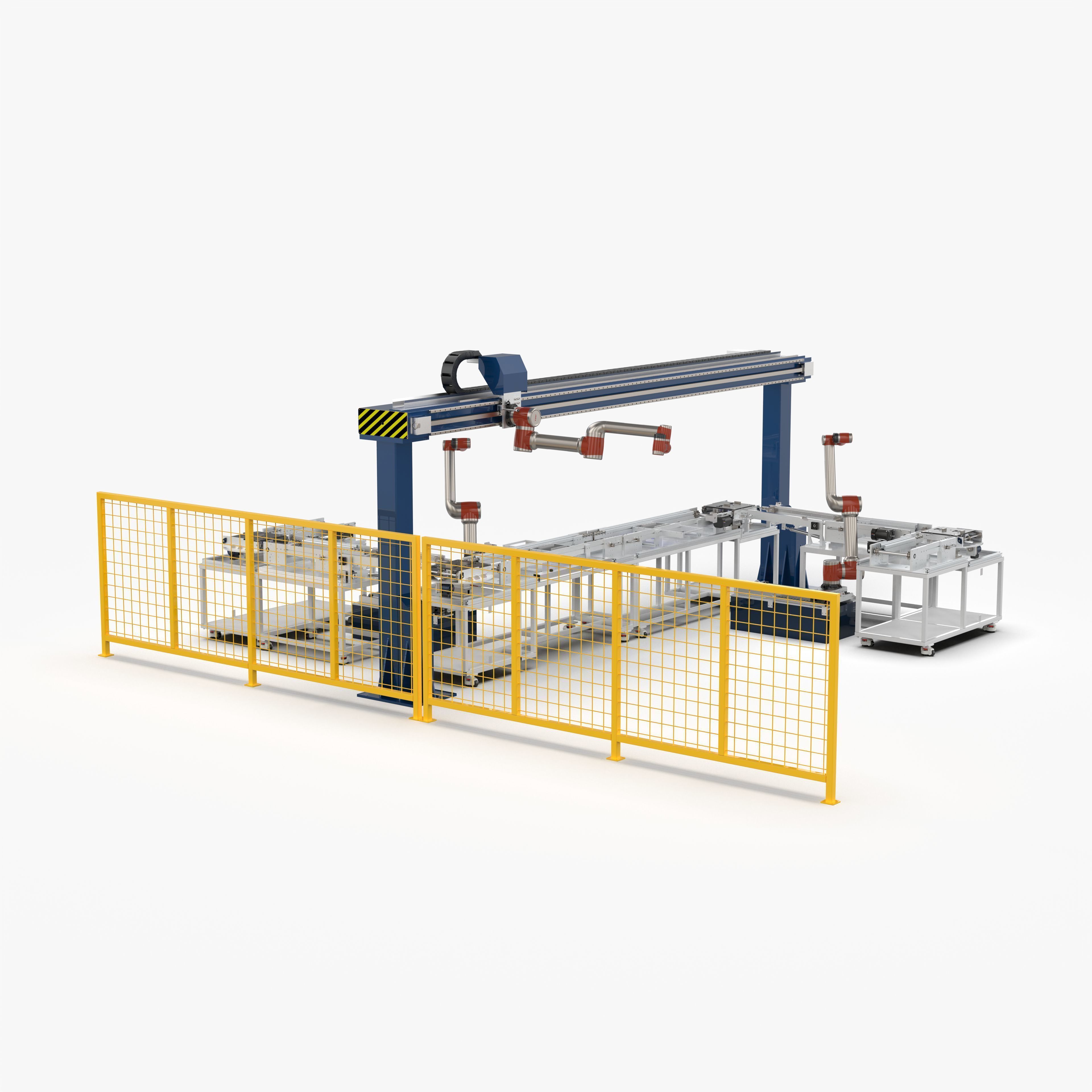 Automatic Conveyor Assembly Line 3D model | CGTrader