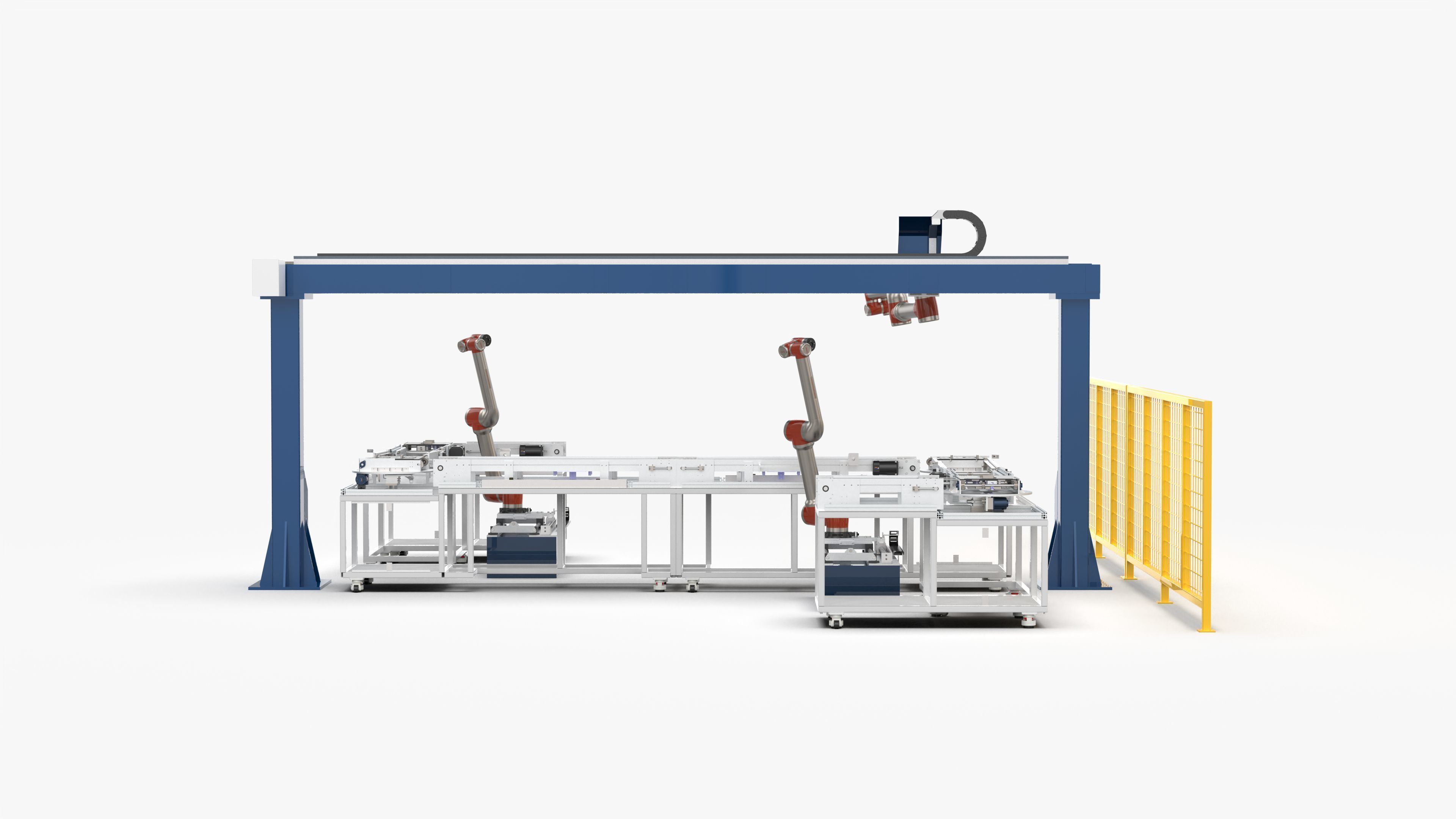 Automatic Conveyor Assembly Line 3D model | CGTrader