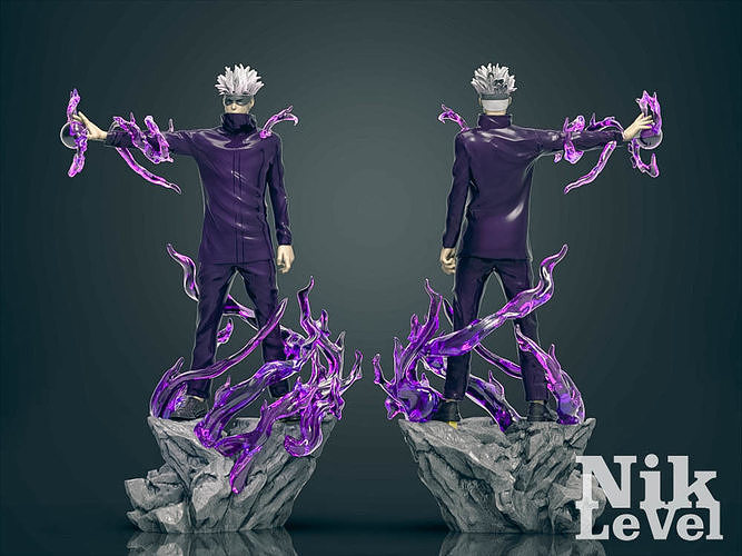 Gojo Satoru 3D Printable 2 3D model 3D printable | CGTrader