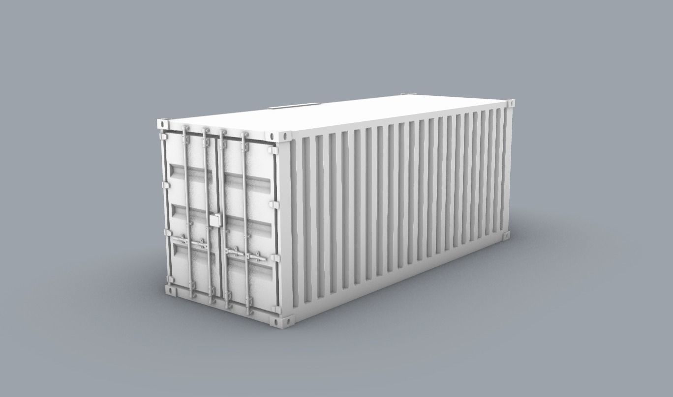 Shipping Container PM 3D model 3D printable | CGTrader