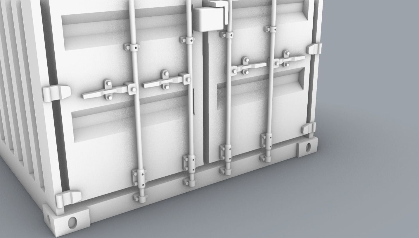 Shipping Container PM 3D model 3D printable | CGTrader