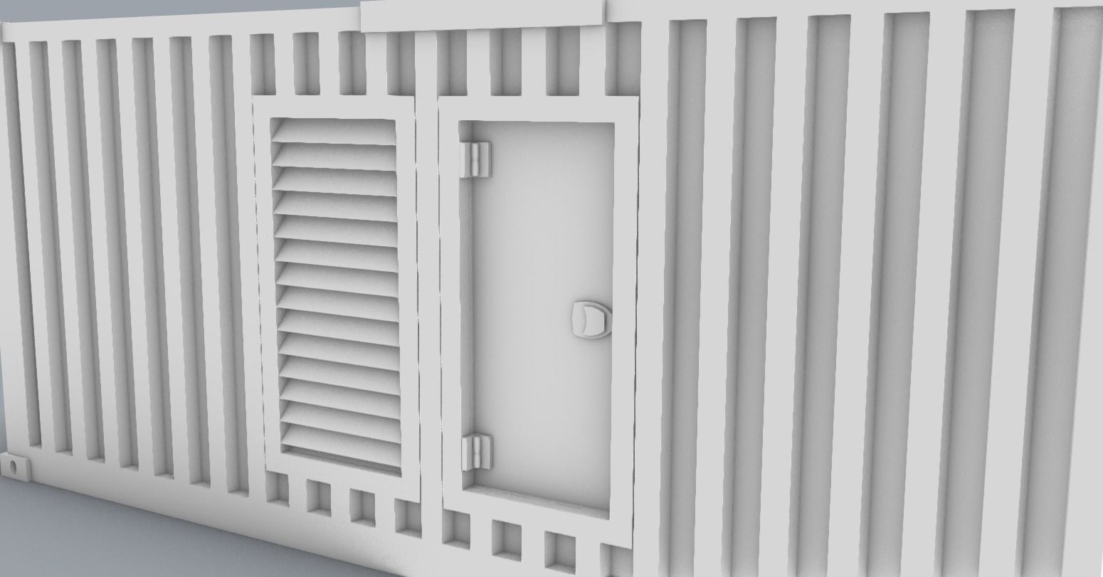 Shipping Container PM 3D model 3D printable | CGTrader