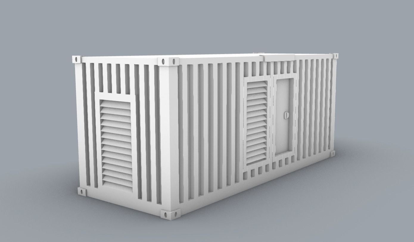 Shipping Container PM 3D model 3D printable | CGTrader
